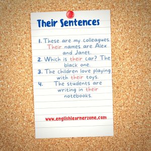 Their vs there: Essential & Clear Examples – English Learner Zone